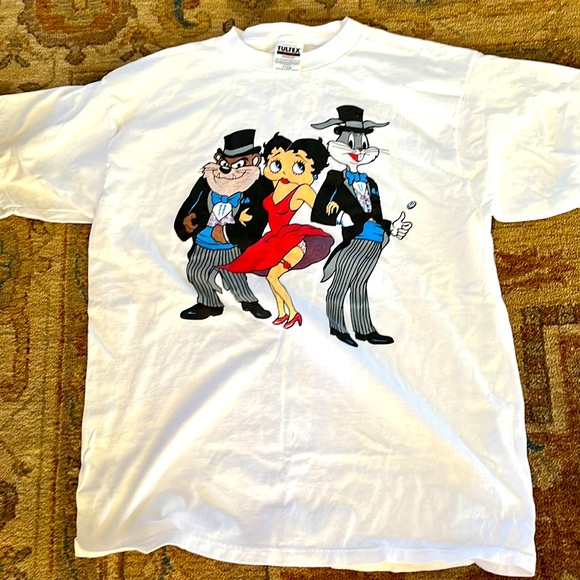 Shirts | Bugs Taz Betty Boop Xl Tee Looney Tunes Tultex | Poshmark